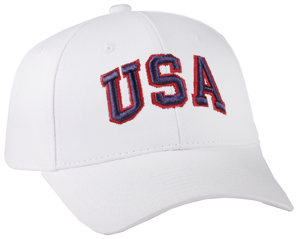 WHITE USA CAP – Town Talk Headwear